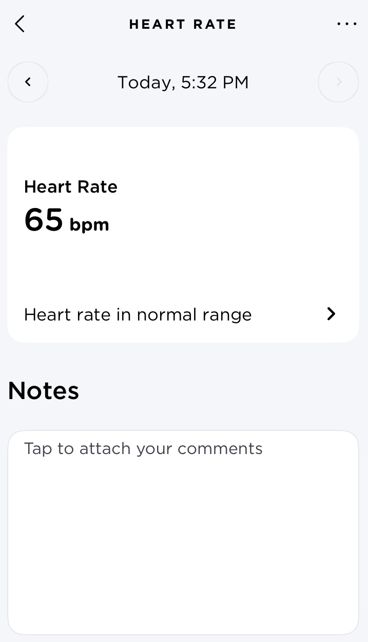 Withings App - Android - How to take a heart rate measurement in the ...
