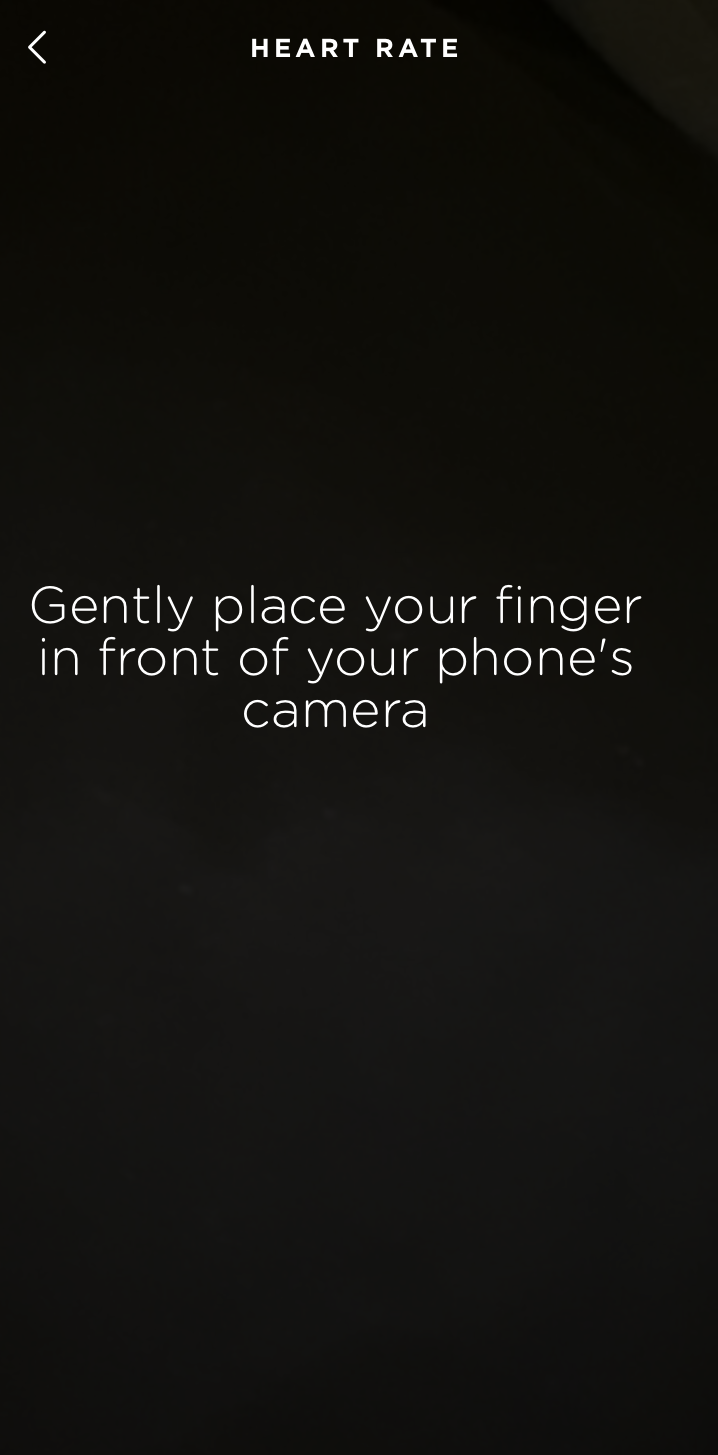 Withings App - iOS - How to take a heart rate measurement in the ...