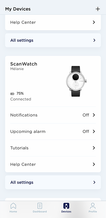 ScanWatch - Updating my ScanWatch – Withings | Support