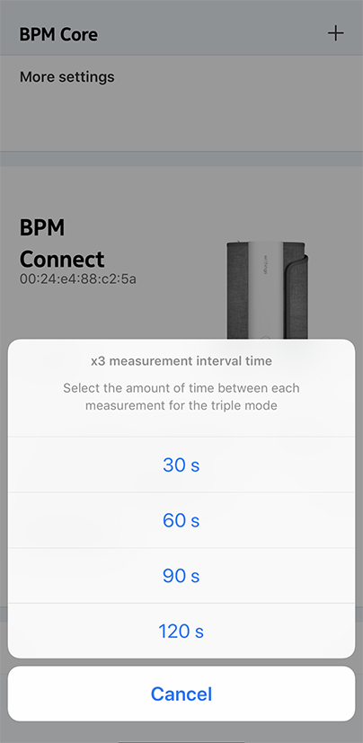 BPM Connect - Enabling the advanced mode – Withings | Support