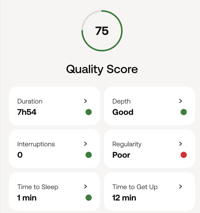 Sleep Analyzer (EU & ROW) - Sleep Quality Score – Withings | Support