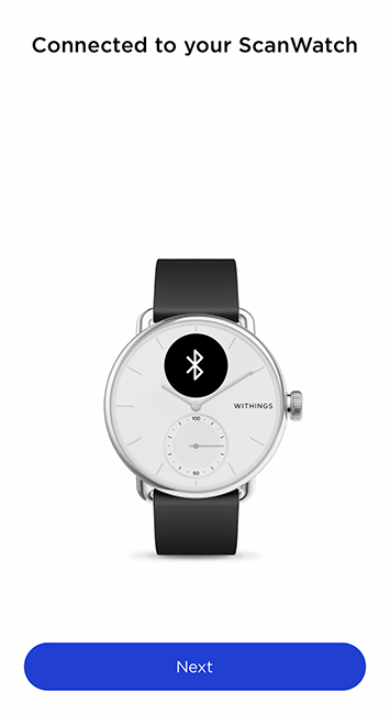 ScanWatch - Installing my device – Withings | Support